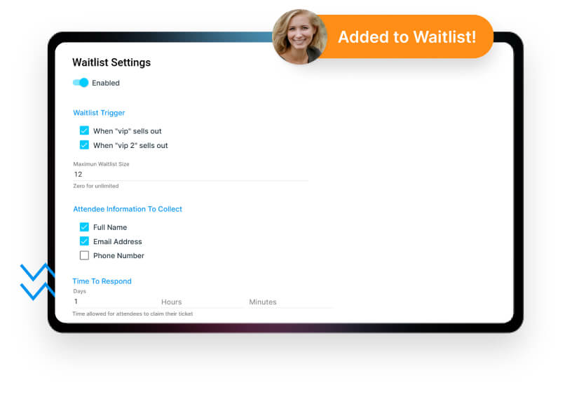 Effortless Event Waitlist Management - Boost Attendance with Ease