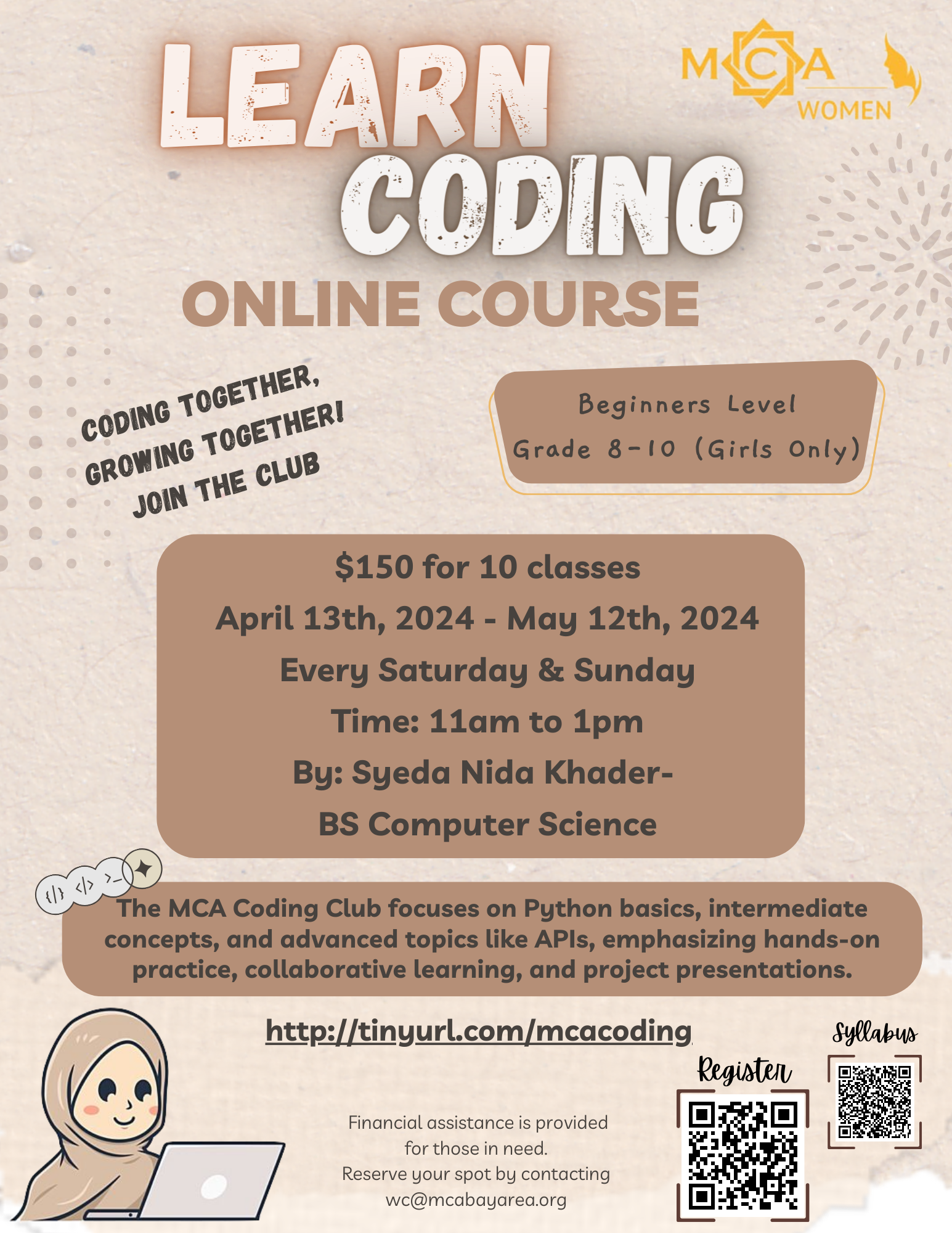 Learn Coding | Eventcombo