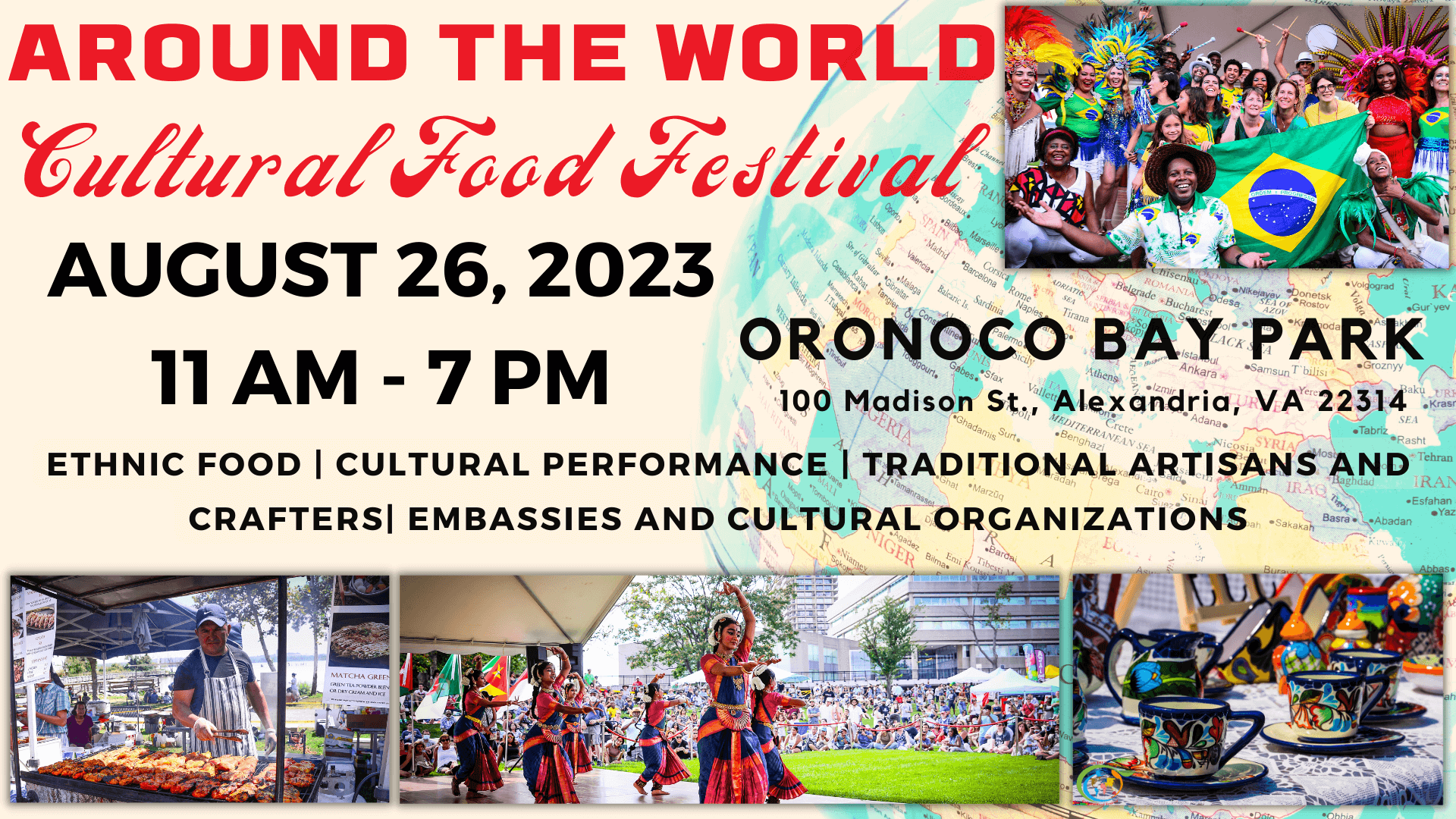 2023 Around The World Cultural Food Festival | Eventcombo