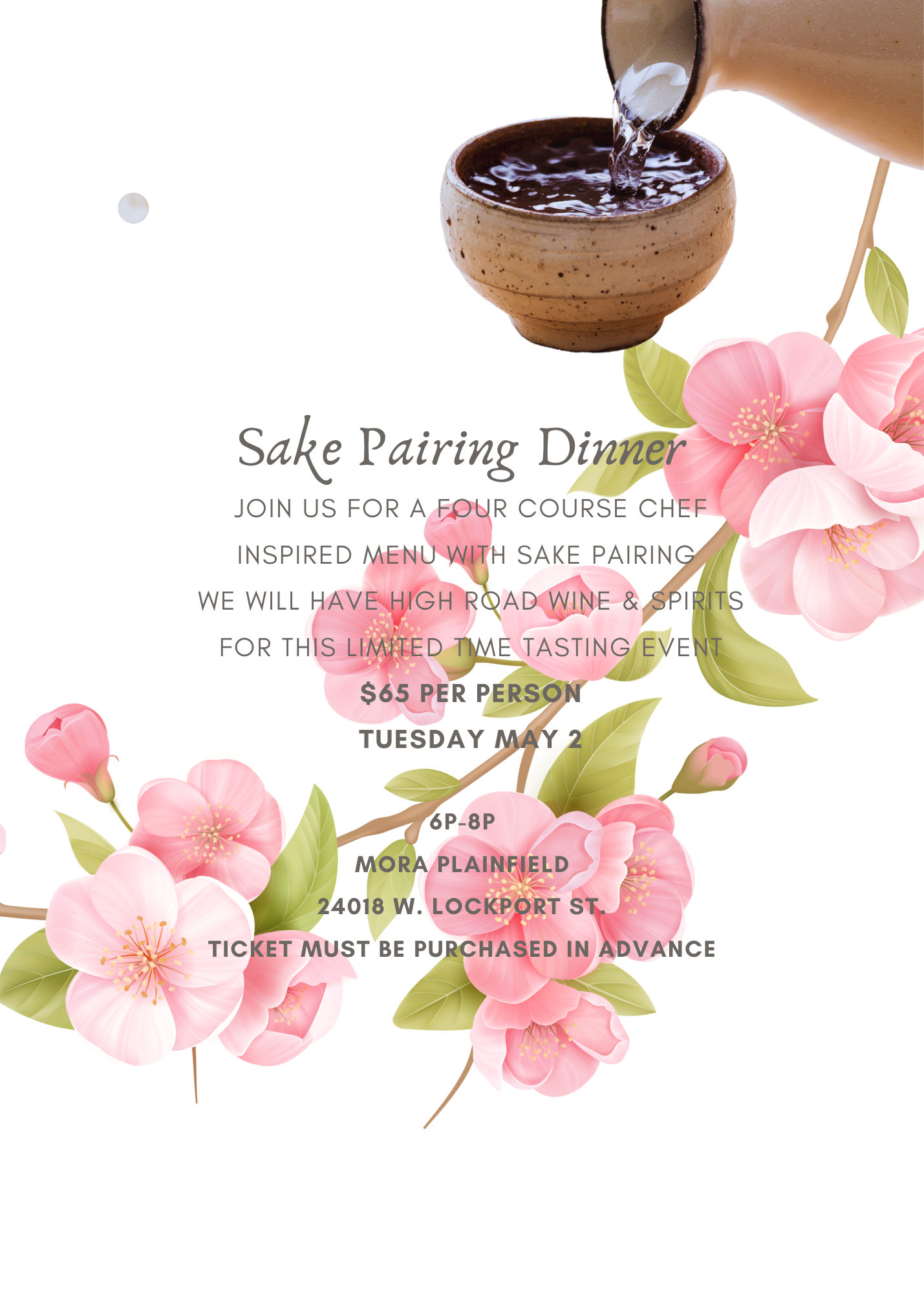 Sake Pairing Dinner | Eventcombo