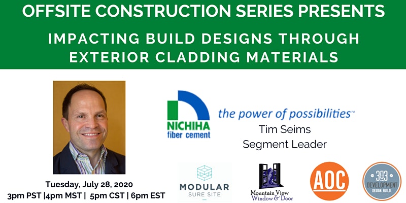 Tim Seims with Nichiha, Exterior Cladding Material Impacts Buildings ...
